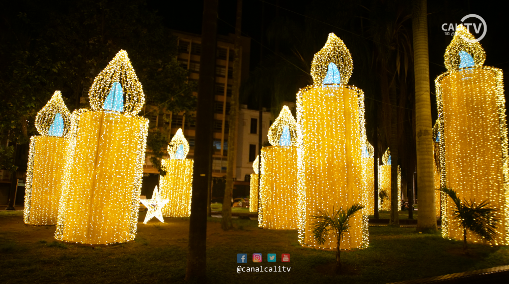 Así luce el alumbrado de Cali 2018 - Canal CaliTV